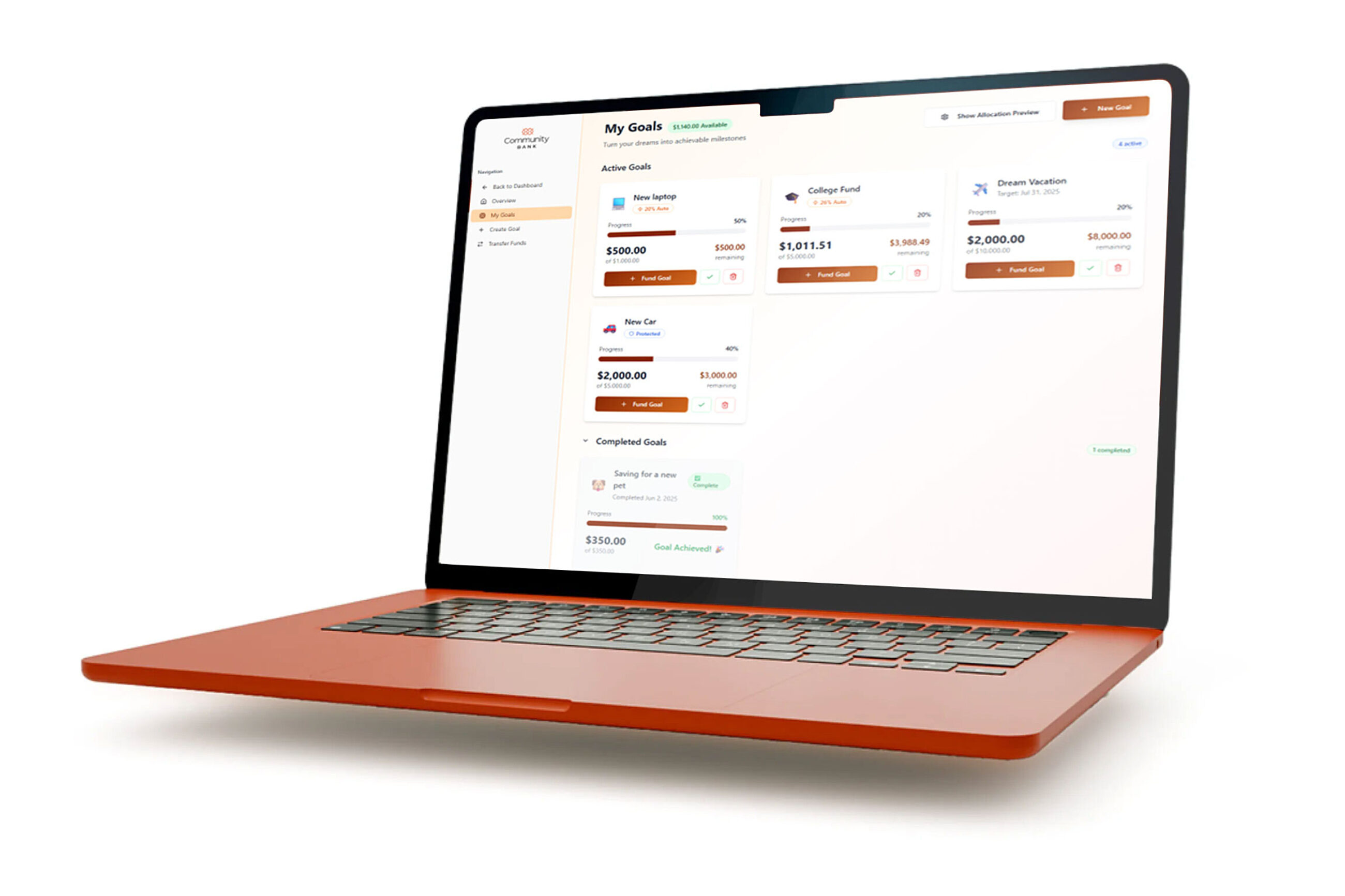 CBNA StashUp℠ - Automated Savings Goals | Community Bank